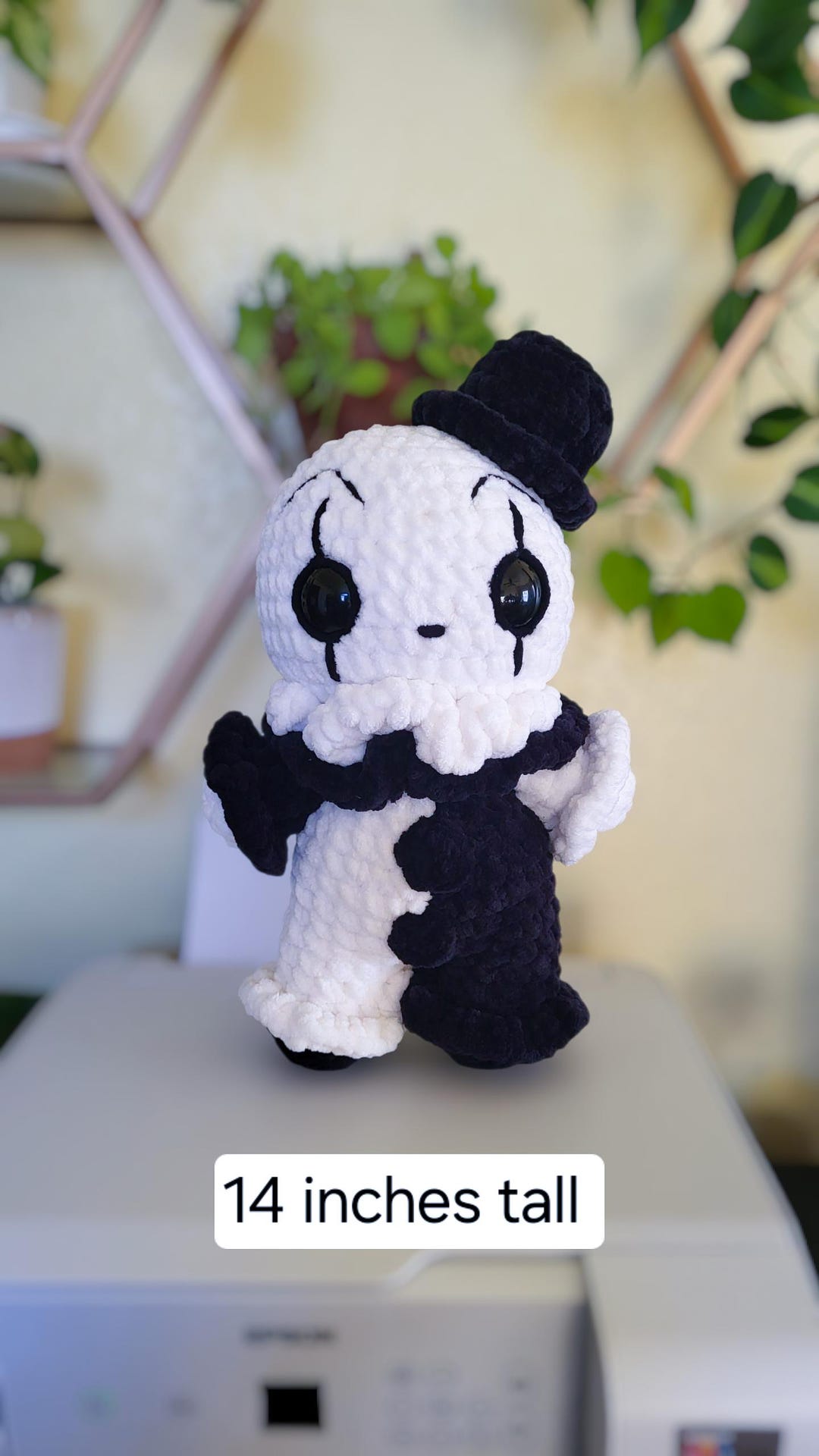 Creepy Terrifier Crochet Clown - Etsy
