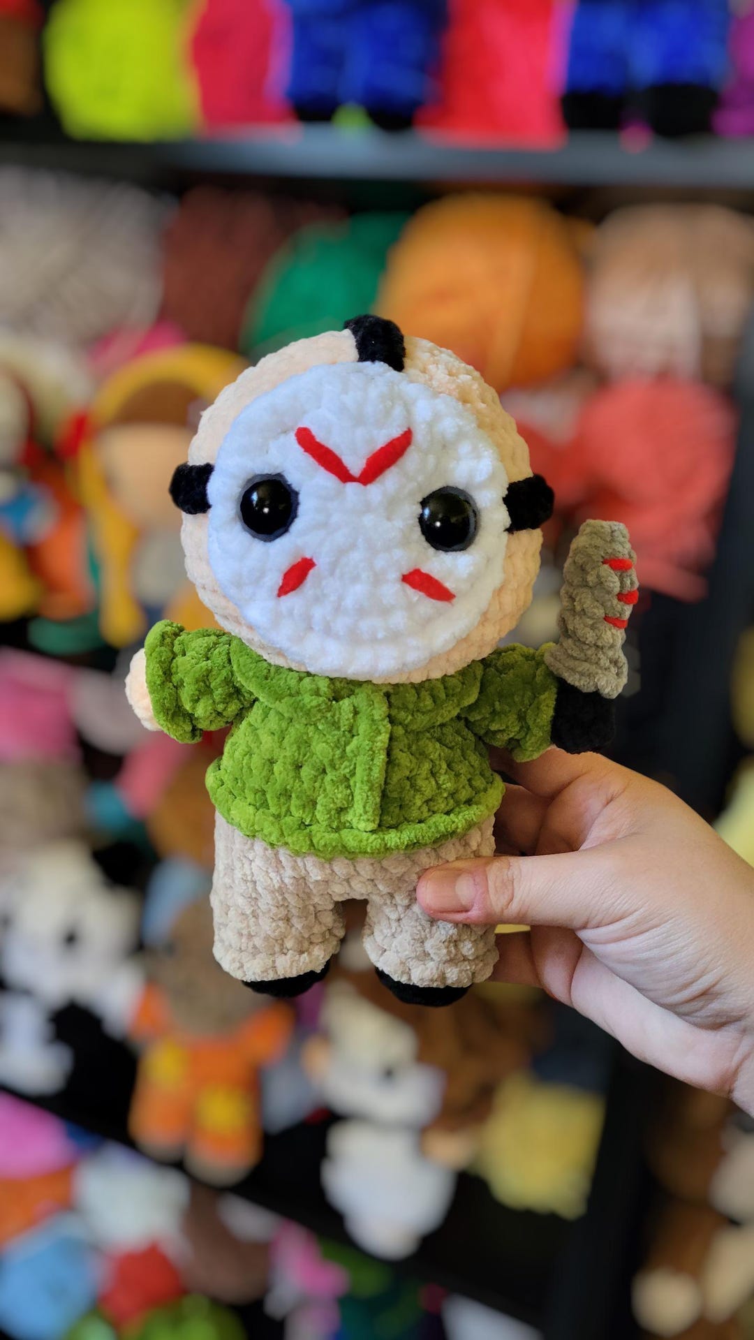 Mini Crochet Jason Doll - Etsy