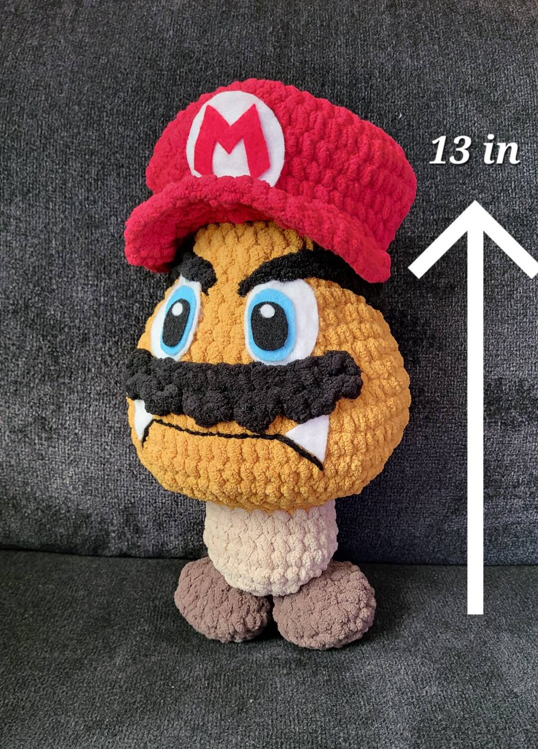 Goomba Plushie - Etsy