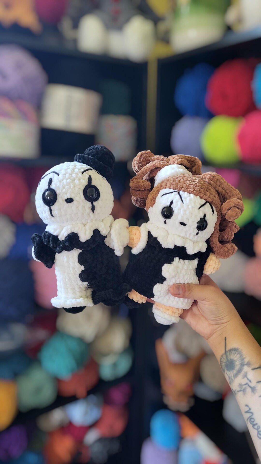 Creepy Terrifier Crochet Clown - Etsy
