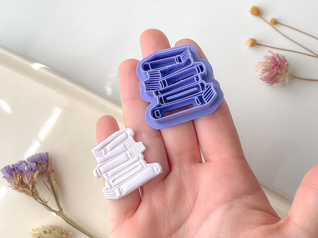 Stacked Books Clay Cutter, Tswift Clay Cutter, Polymer Clay Cutter - Etsy