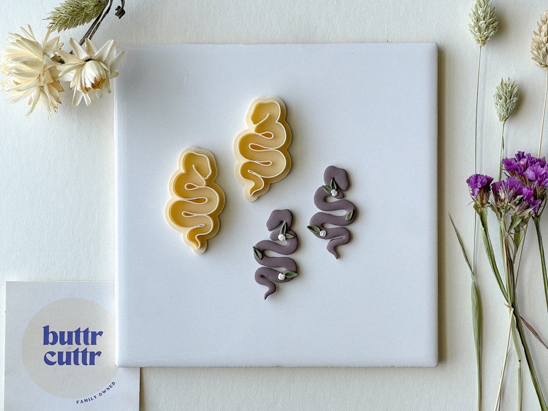 Snake Clay Cutter, Tswift Clay Cutter, Polymer Clay Cutter, Reptile ...