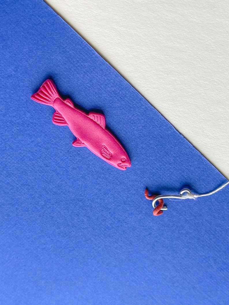Trout Clay Cutter, Fish Clay Cutter, Summer Clay Cutter, Polymer Clay ...