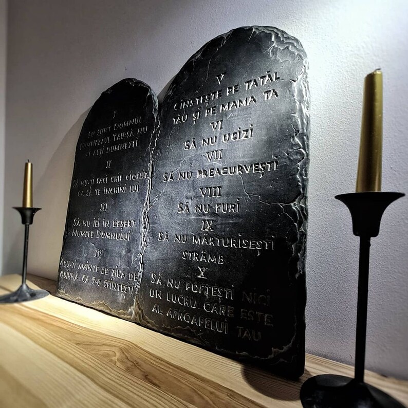 Ten Commandments Tablets of the Covenant - Etsy