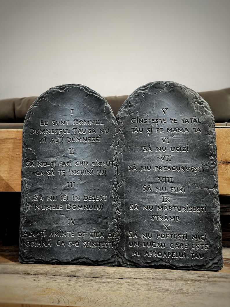 Ten Commandments Tablets of the Covenant - Etsy