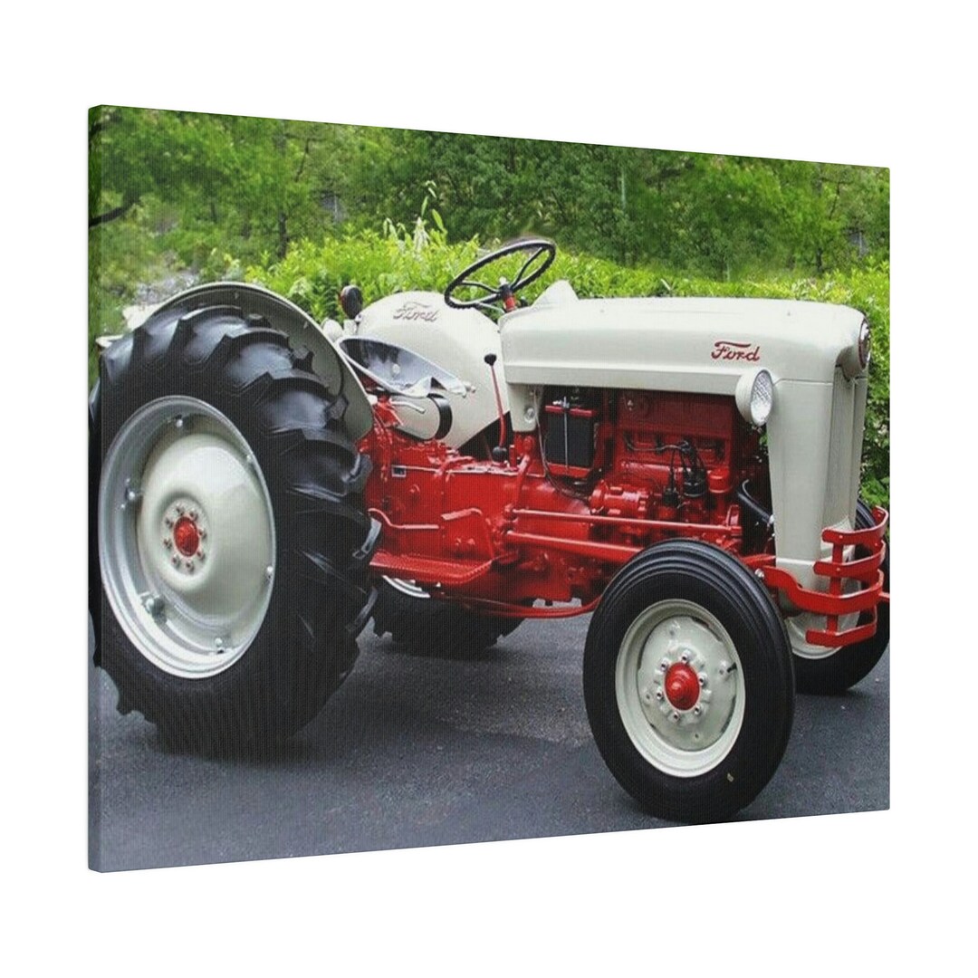 Matte Canvas, Stretched, 0.75" Ford Tractor 1953 "jubilee" - Etsy