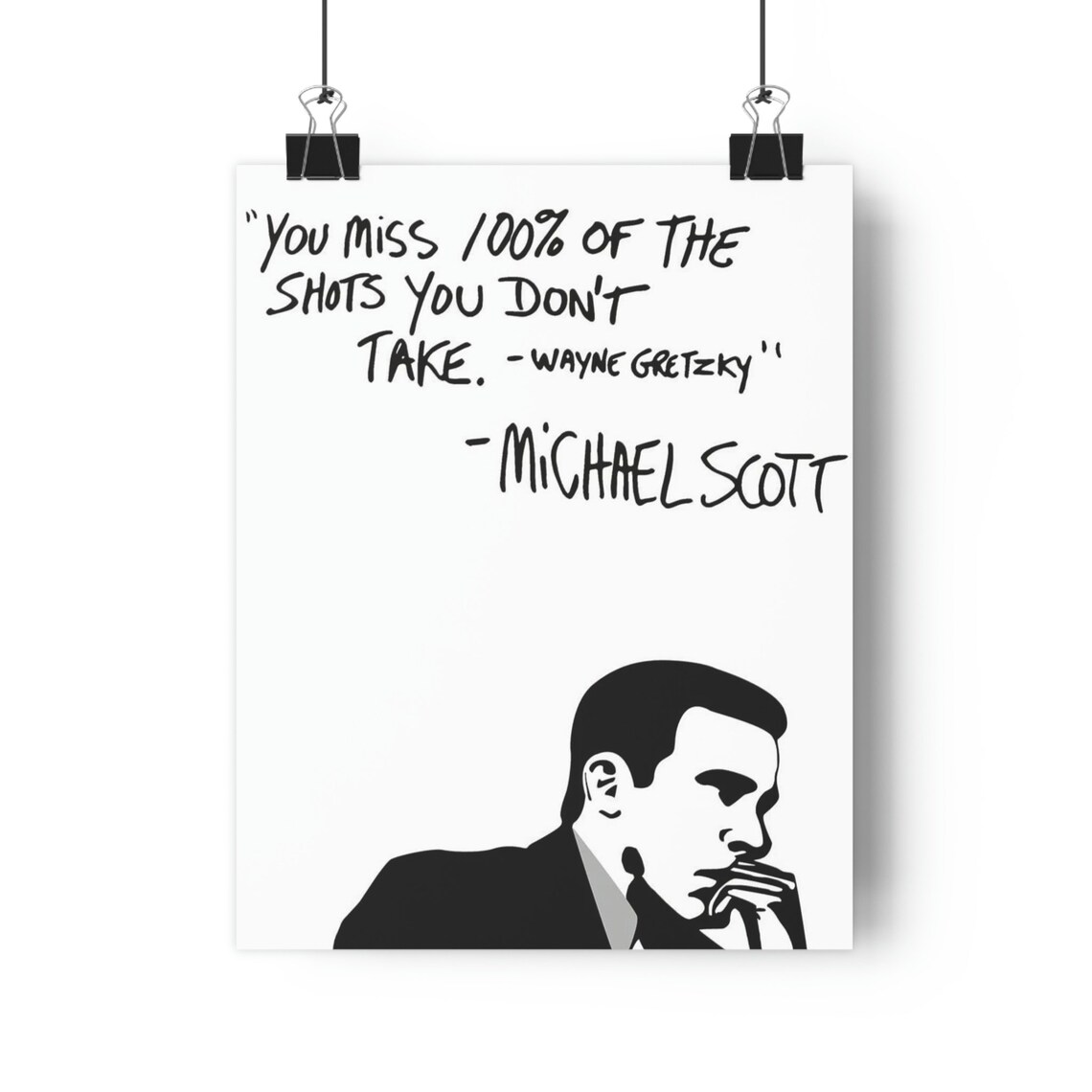 Michael Scott Quote Poster - Etsy