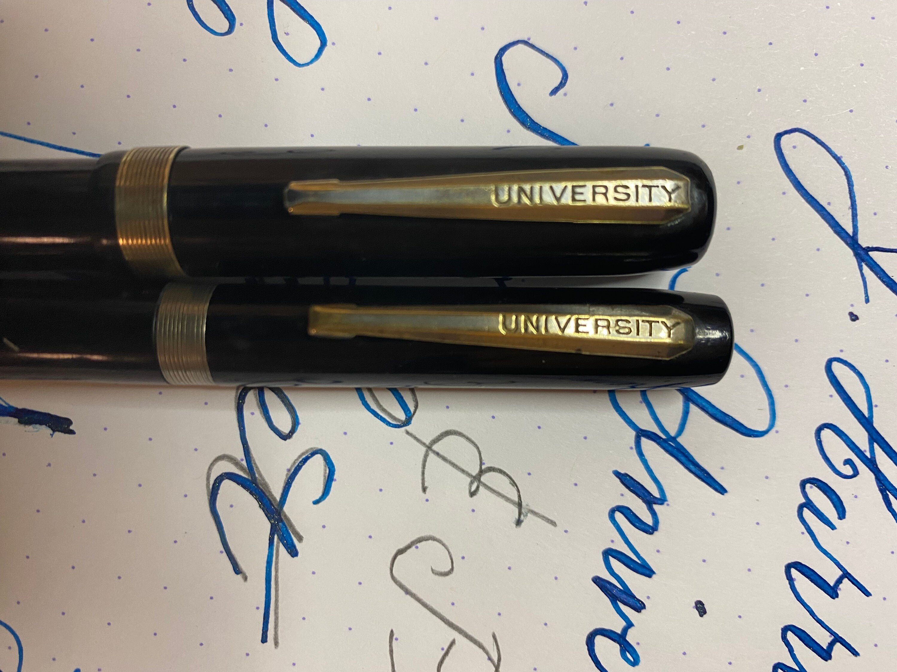 University by J. Harris & Co. 1930's BHR Pen and Mechanical Pencil Set ...