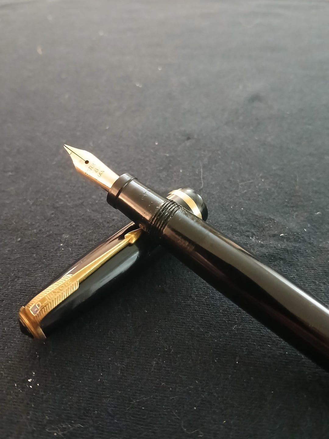 Oversized French Plexor (parker) /c. 1958 Vintage Fountain Pen / Button ...
