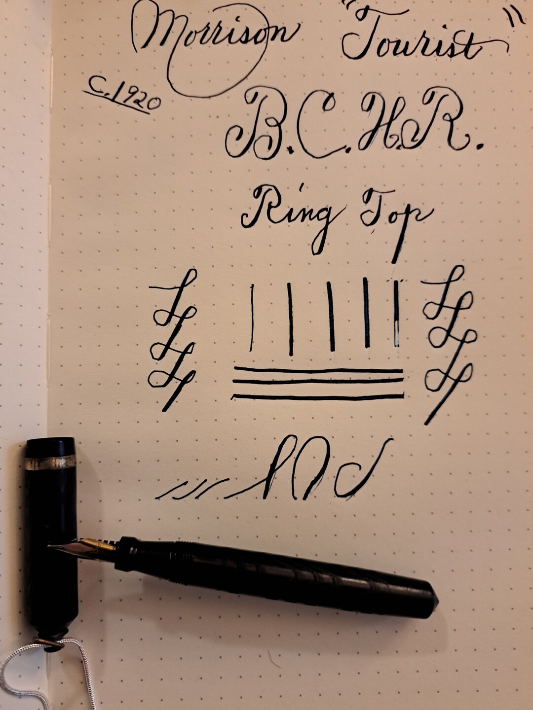 Morrison the Tourist Vintage Semi-flex Fountain Pen BCHR - Etsy