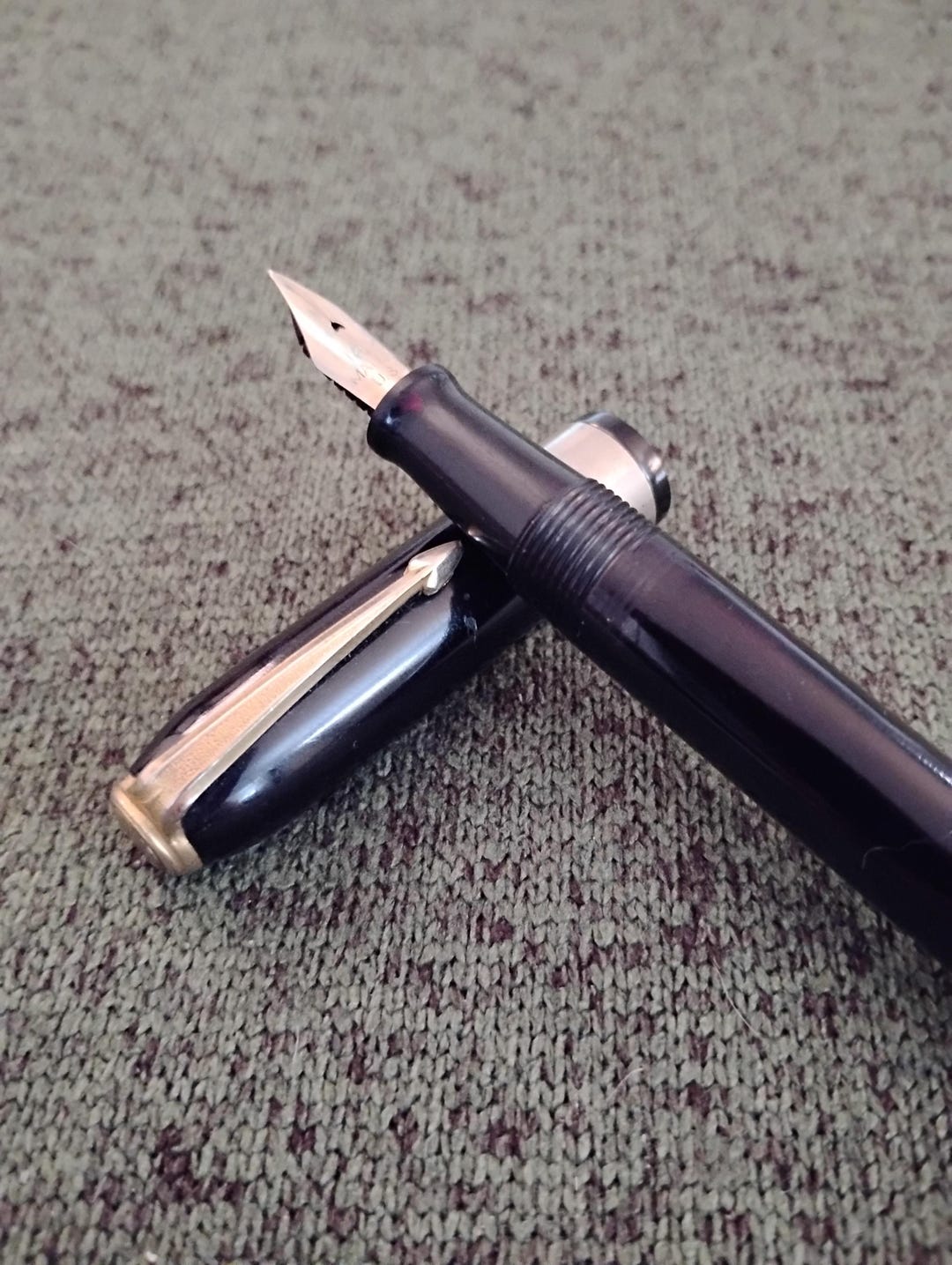 Uni-flow Early Flex Pen / 1920's Vintage Fountain Pen MFS 5 Super Flex ...