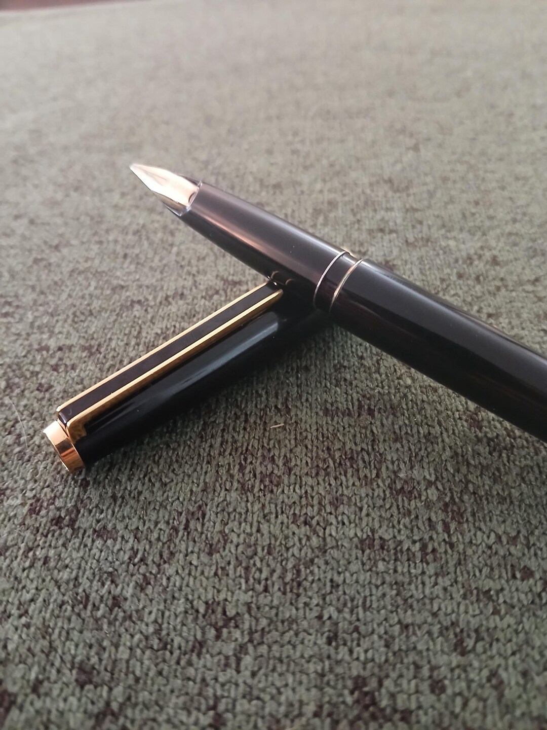 MUSIC NIB flexible Italic Pilot Custom / Vintage Fountain Pen / 3 Tine ...