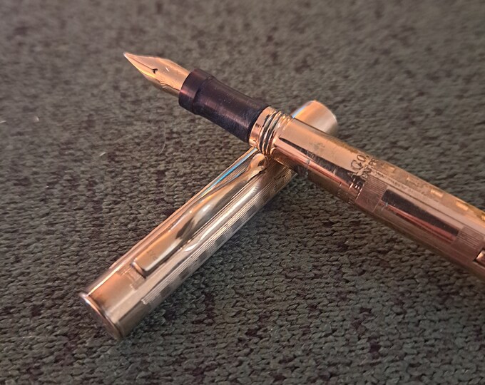 Superite Clip Cap / 1920's Gold Filled Vintage Fountain Pen / Super ...