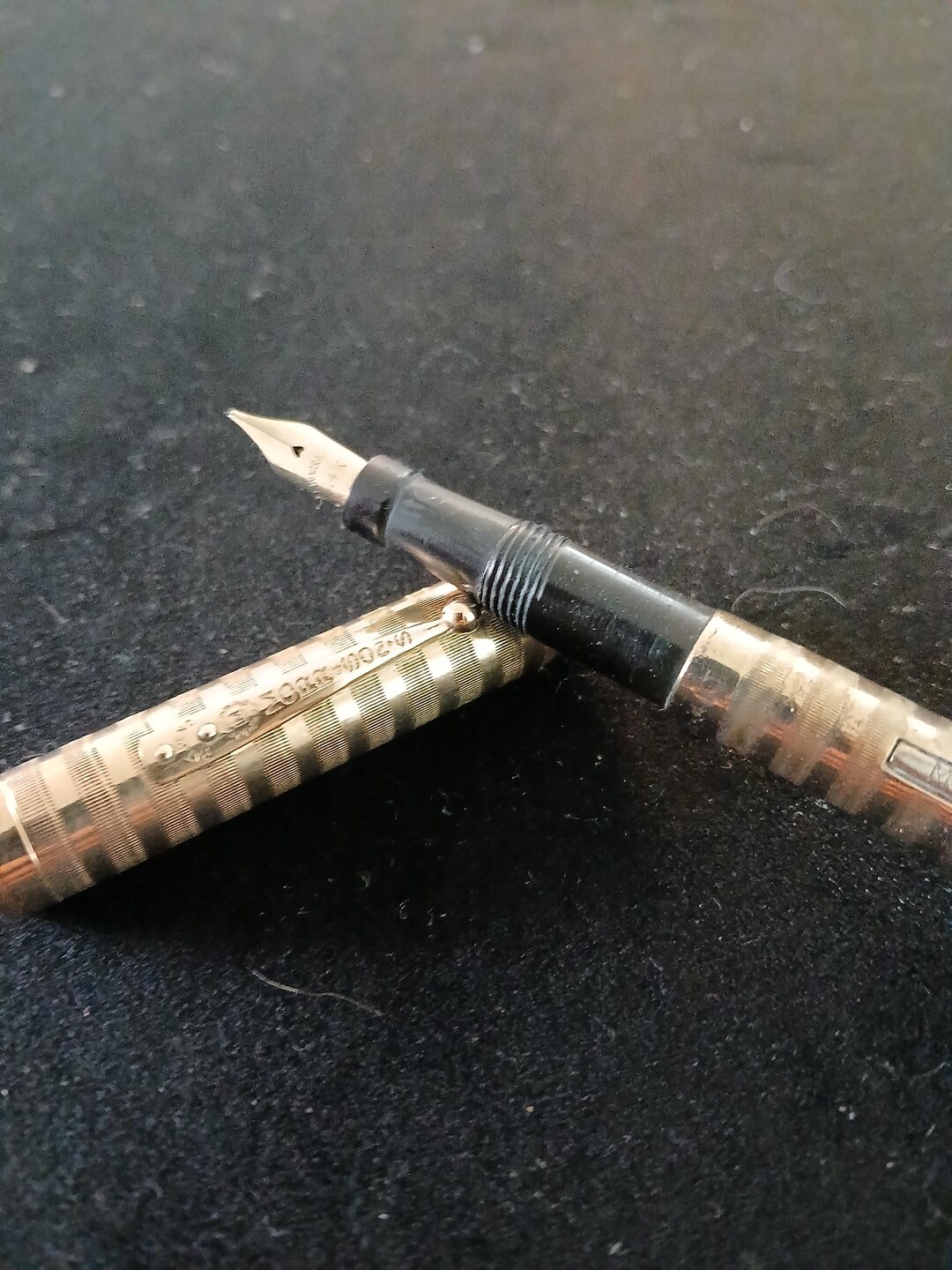 Morrison Oversize / 1930's Vintage Gold Filled Vintage Fountain Pen ...