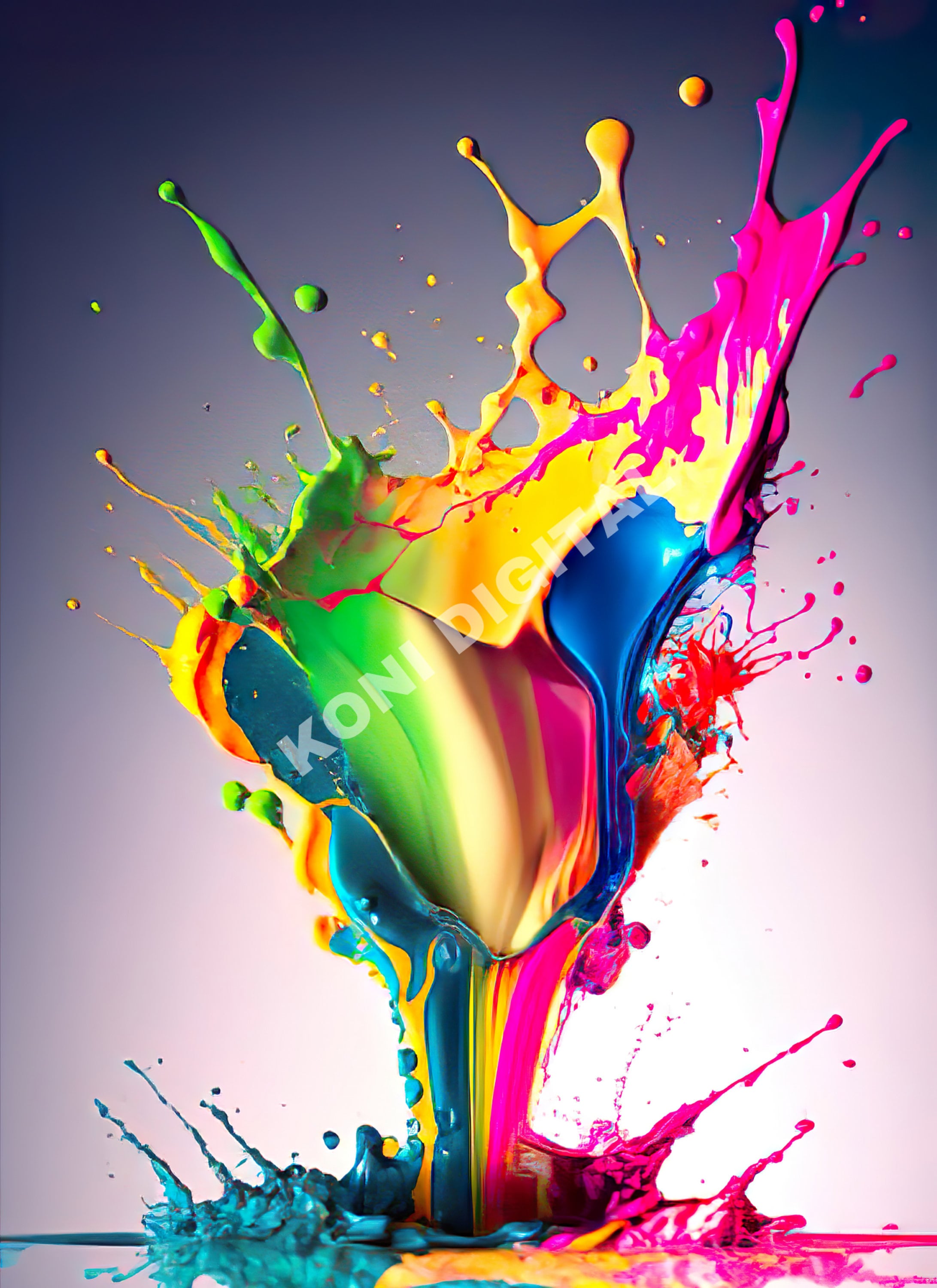 Paint Color Splash Wallpaper