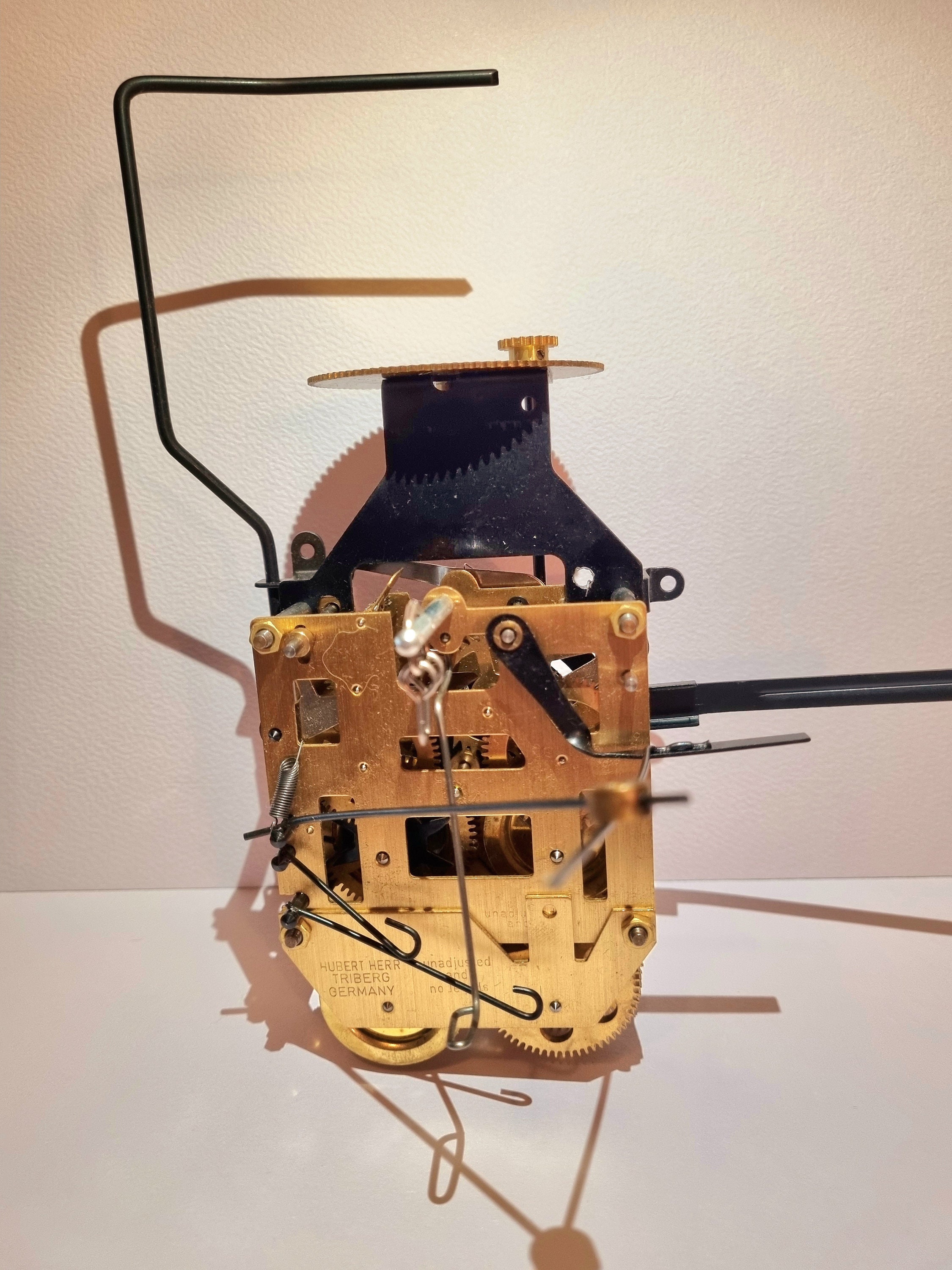 Complete Cuckoo Clockwork With Drives for Music Cylinders and Figures ...