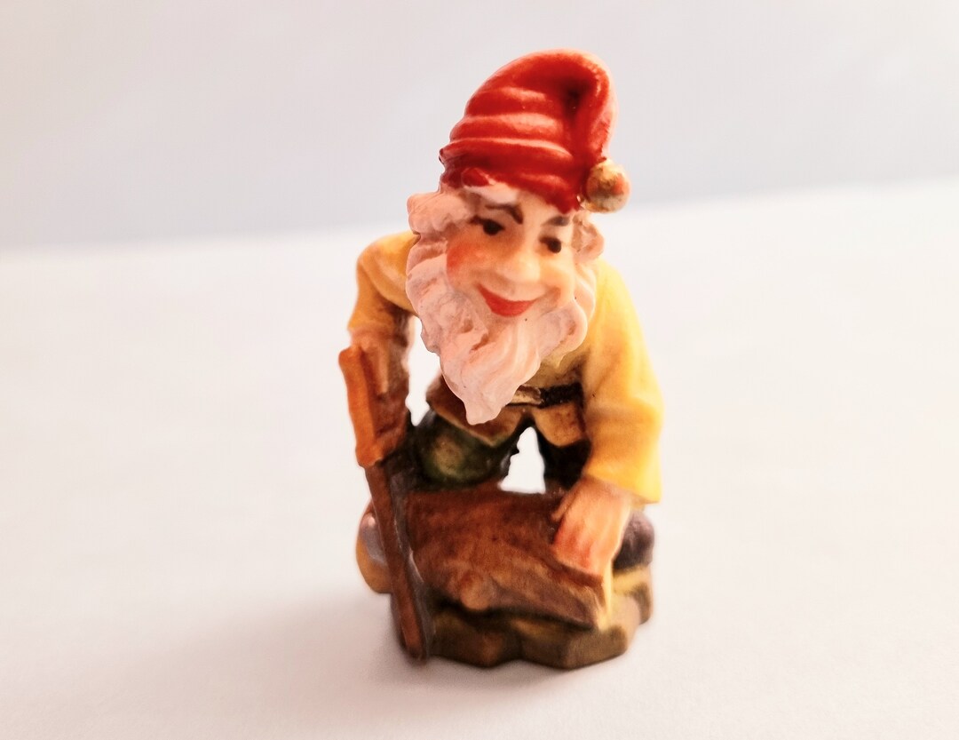 Very Nice Detailed Lumberjack Dwarf Carved From Wood - Etsy