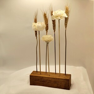 Sola Wood Flower Display - Wooden Flower Arrangement - Dried Flower ...
