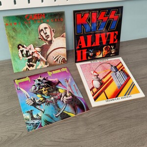 Personalised Album Art Cover Art Ceramic Tiles Records Vinyl Lover ...