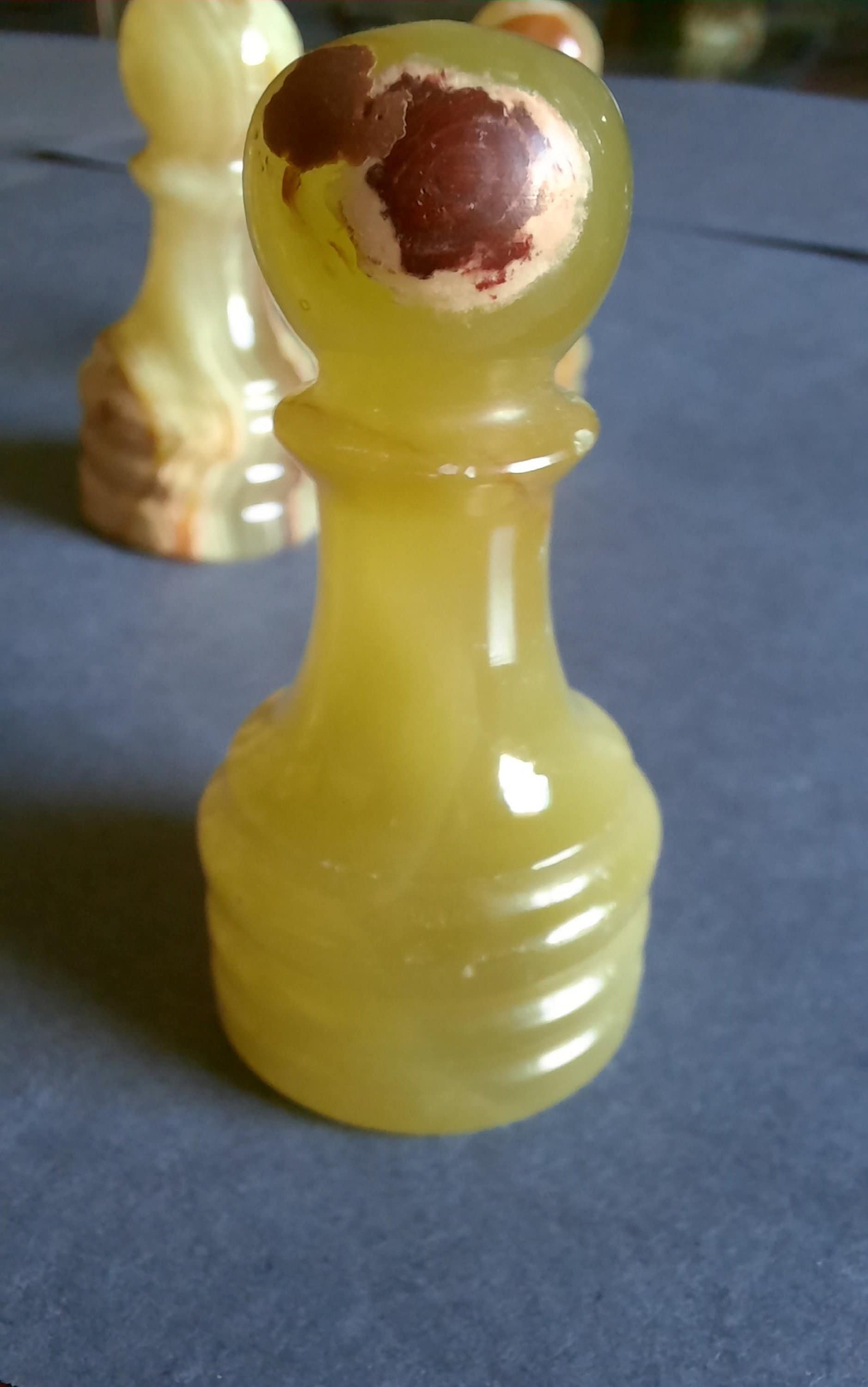 Marble Onyx Stone Chess Pieces for a Luxurious Gaming Experience. - Etsy