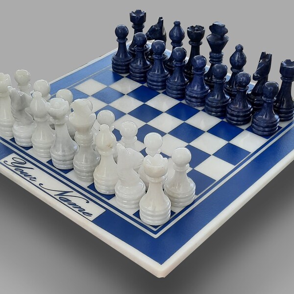 Stone Chess Set - Etsy