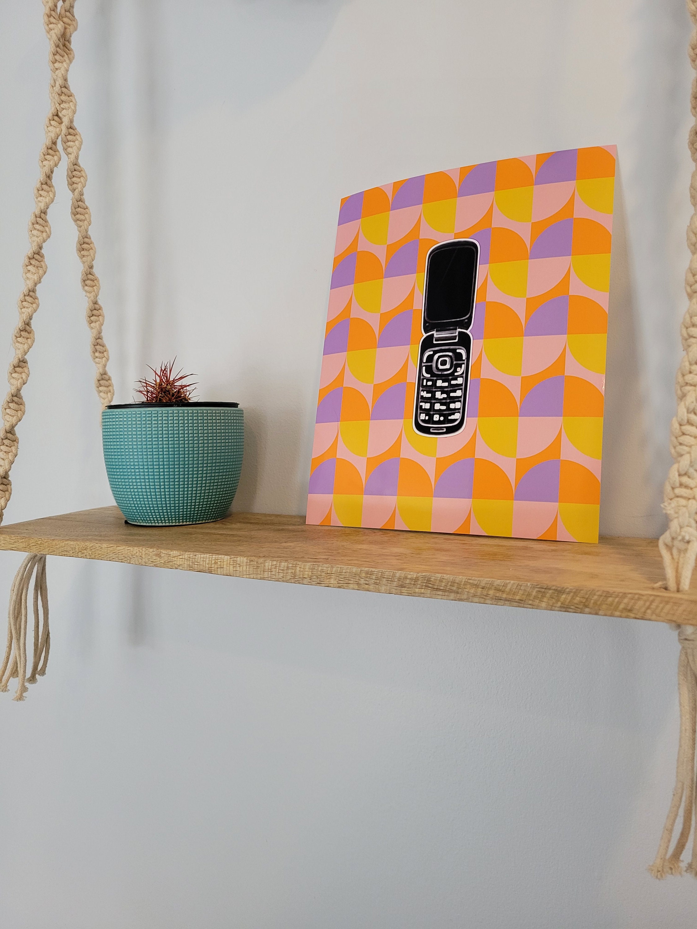 Colourful, Retro, Art Illustration Prints Set of 3 - Etsy