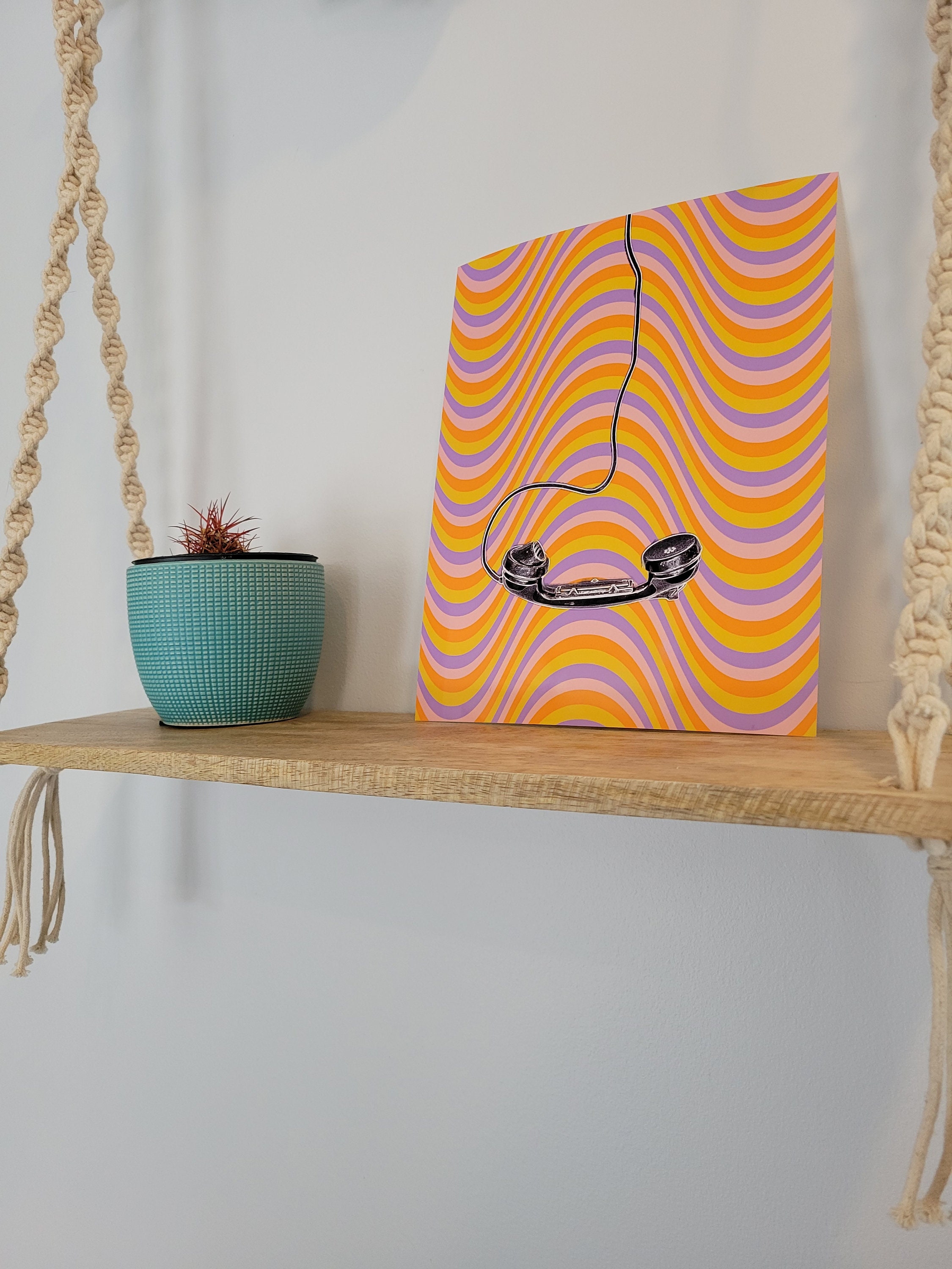 Colourful, Retro, Art Illustration Prints Set of 3 - Etsy