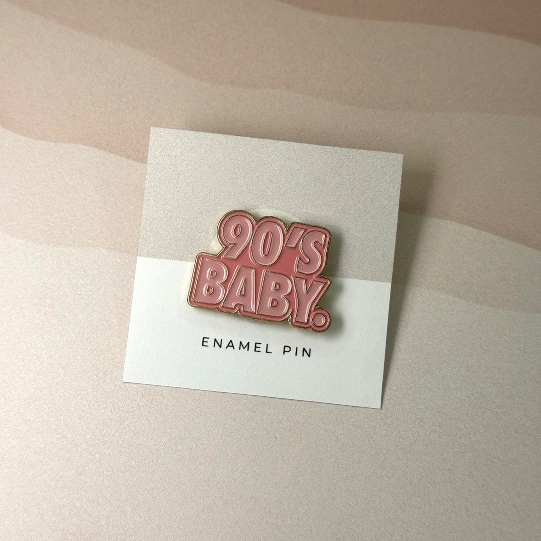 90's Baby Pin Funny Lapel Pin Hard Enamel Pin Cute Enamel Pin Enamel ...