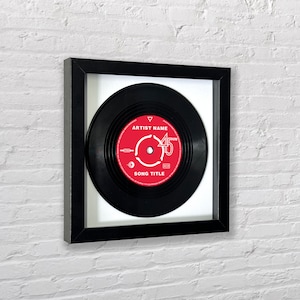 Vinyl Record Wall Art Favourite Song Personalised Records Framed Vinyl ...