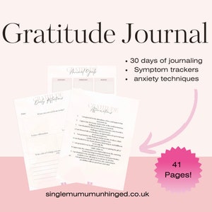 Printable Gratitude Journal- 28 Days of Gratitude - Etsy
