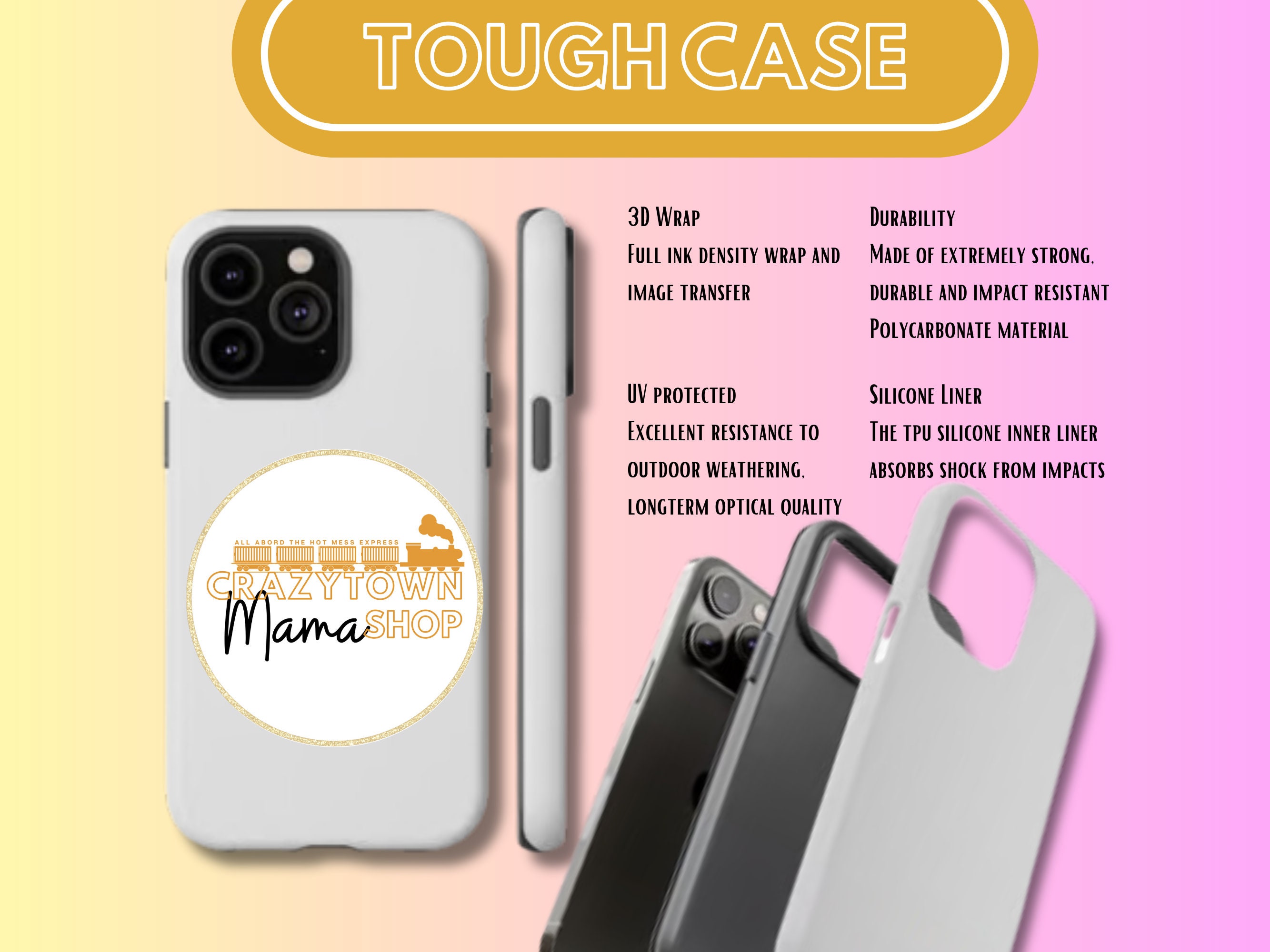 Faux Tooled Turquoise Leather Tough Case for Iphone® | Leather Look ...