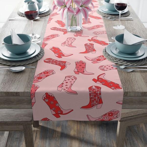 Western Table Runner - Etsy