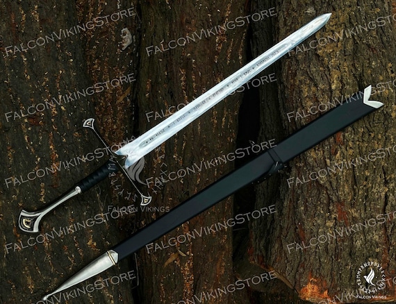 ANDURIL Sword of Strider, Custom Engraved Sword, LOTR Sword, - Inspire ...
