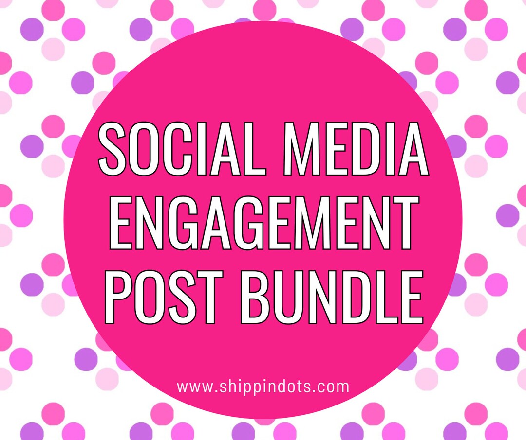 Social Media Engagement Post Bundle, Business Posts, Group Posts, Game ...