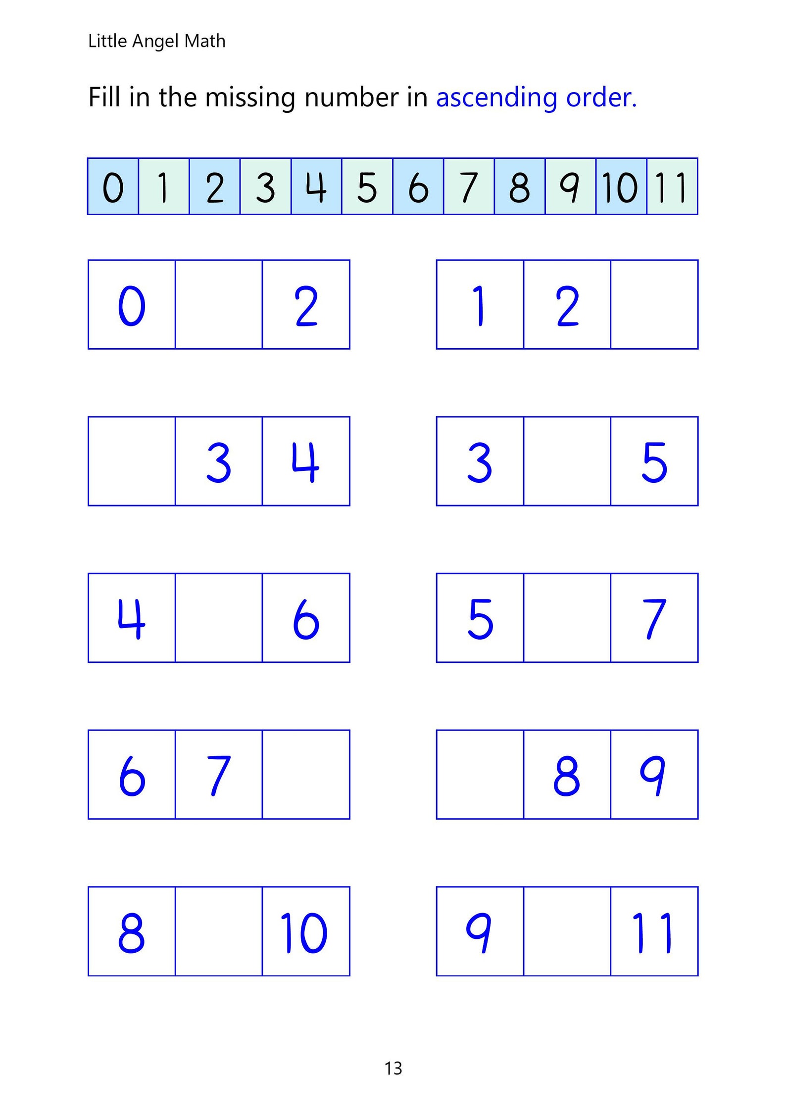 Printable Pdfs for Number Sequence 1 - 100 Worksheets (printable ...