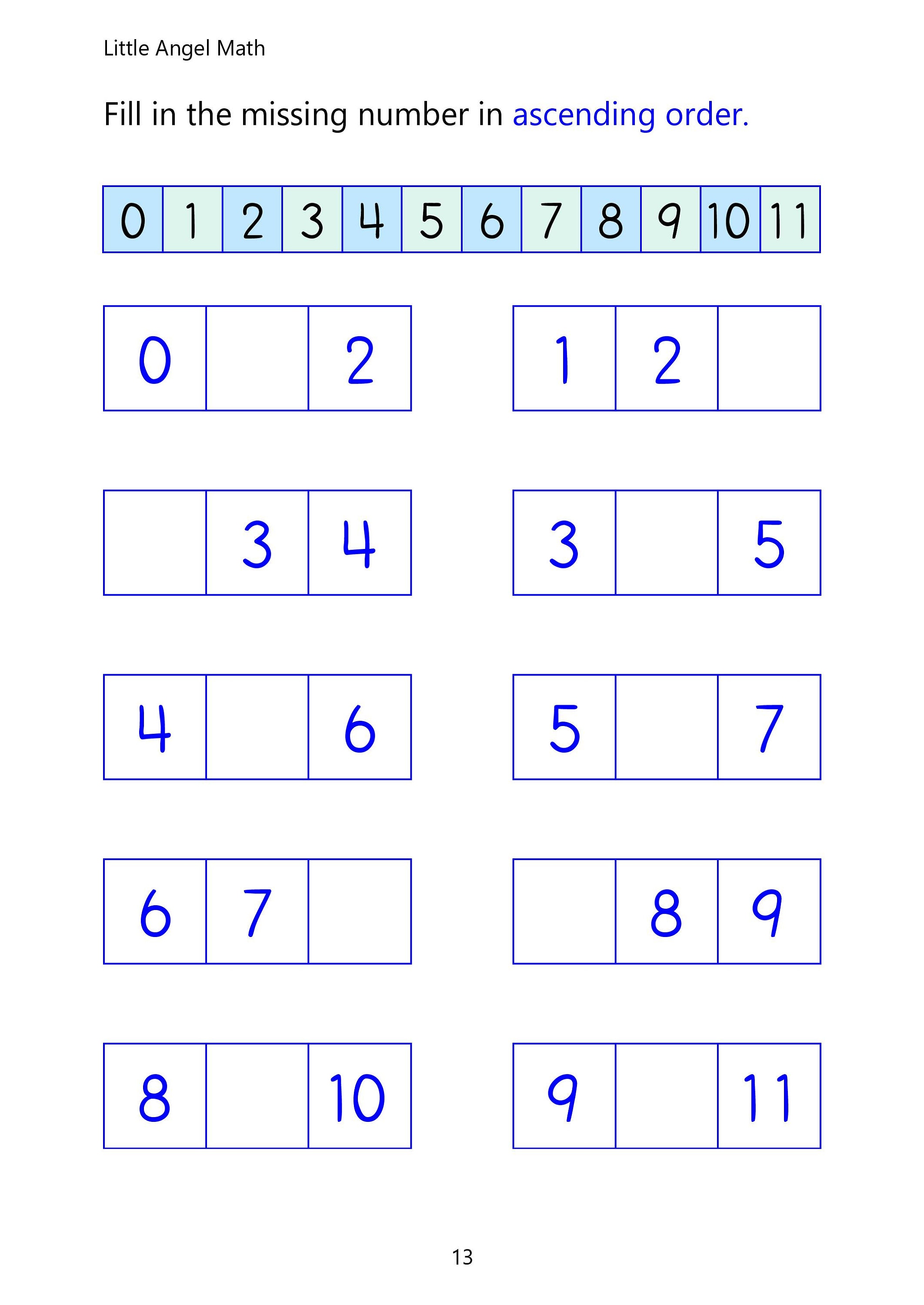 Printable Pdfs for Number Sequence 1 - 100 Worksheets (printable ...