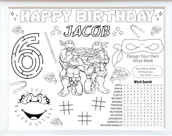 ninja turtles crafts and coloring pages