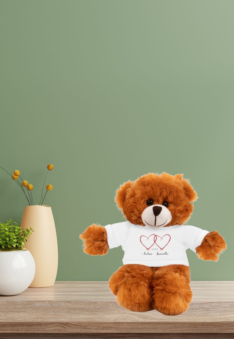 Personalized Teddy Bear Gifts for Couple Gift, Custom Toy for ...