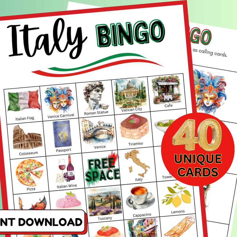 Italian Themed Party - Etsy