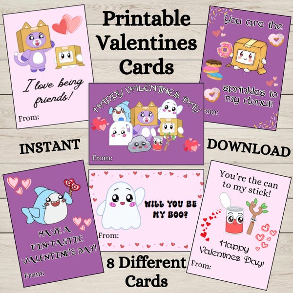 Boxed Valentine Cards - Etsy