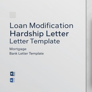 Loan Modification Hardship Letter Template Mortgage Hardship Letter ...