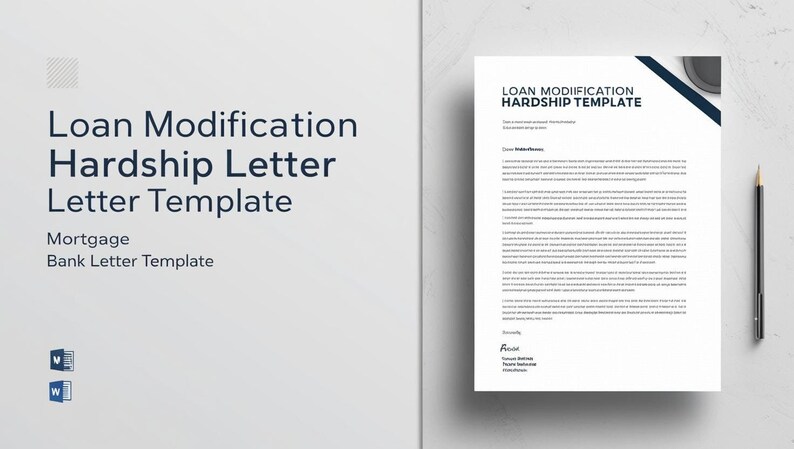 Loan Modification Hardship Letter Template Mortgage Hardship Letter ...