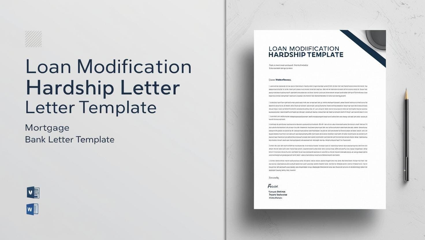 Loan Modification Hardship Letter Template Mortgage Hardship Letter ...