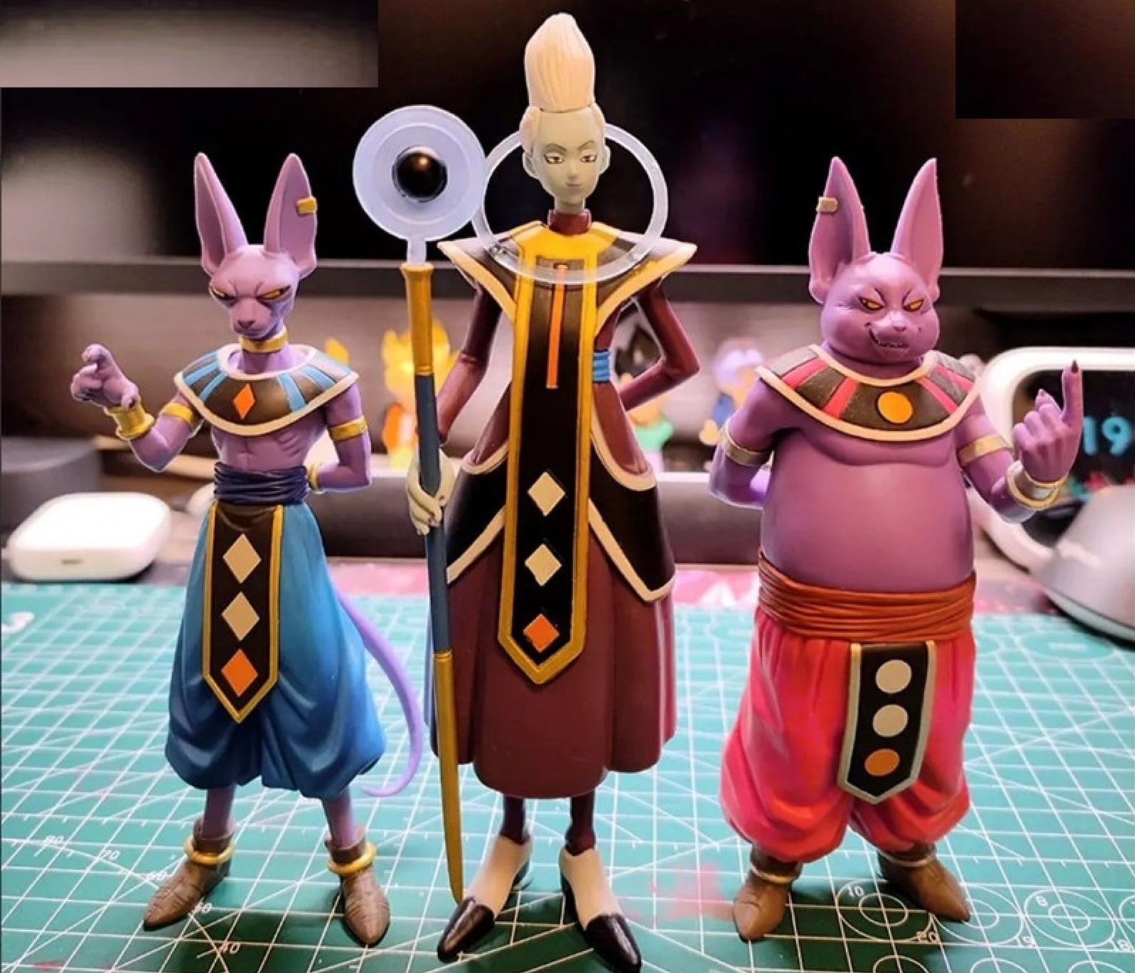 20cm Dragon Ball Beerus Figure Gods of Destruction DXF Whis - Etsy