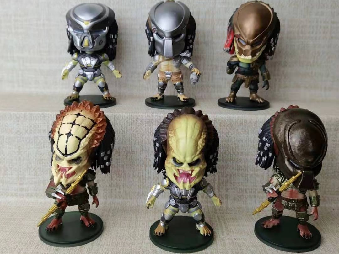 Mini Predator Action Action Figures PVC Collectible Model Toy 7cm - Etsy