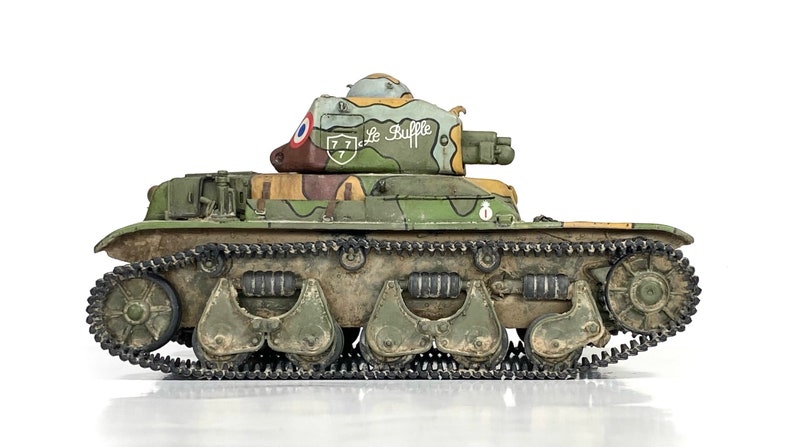 Renault R35 French Light Tank Panzer Tank Pro Built and Painted Kit 1/ ...