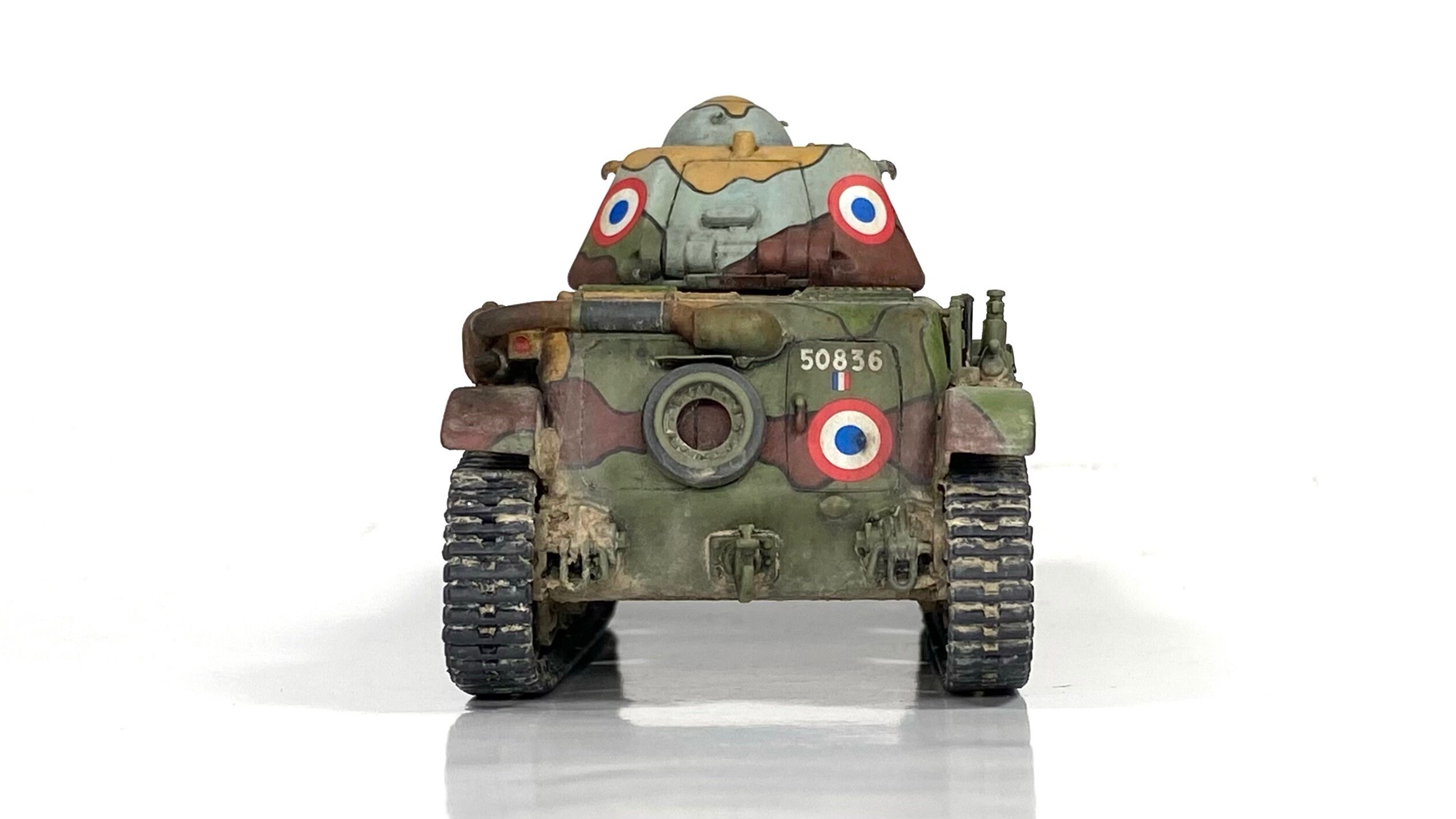 Renault R35 French Light Tank Panzer Tank Pro Built and Painted Kit 1/ ...