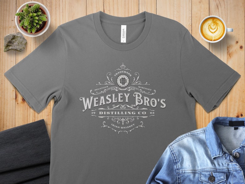 Weasley Bros Distilling Co. Shirt, Harry Potter Inspired, Universal ...