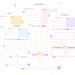 2023 Digital Monthly Planner & Goal Tracker, 1 Month per Page 12 Months ...