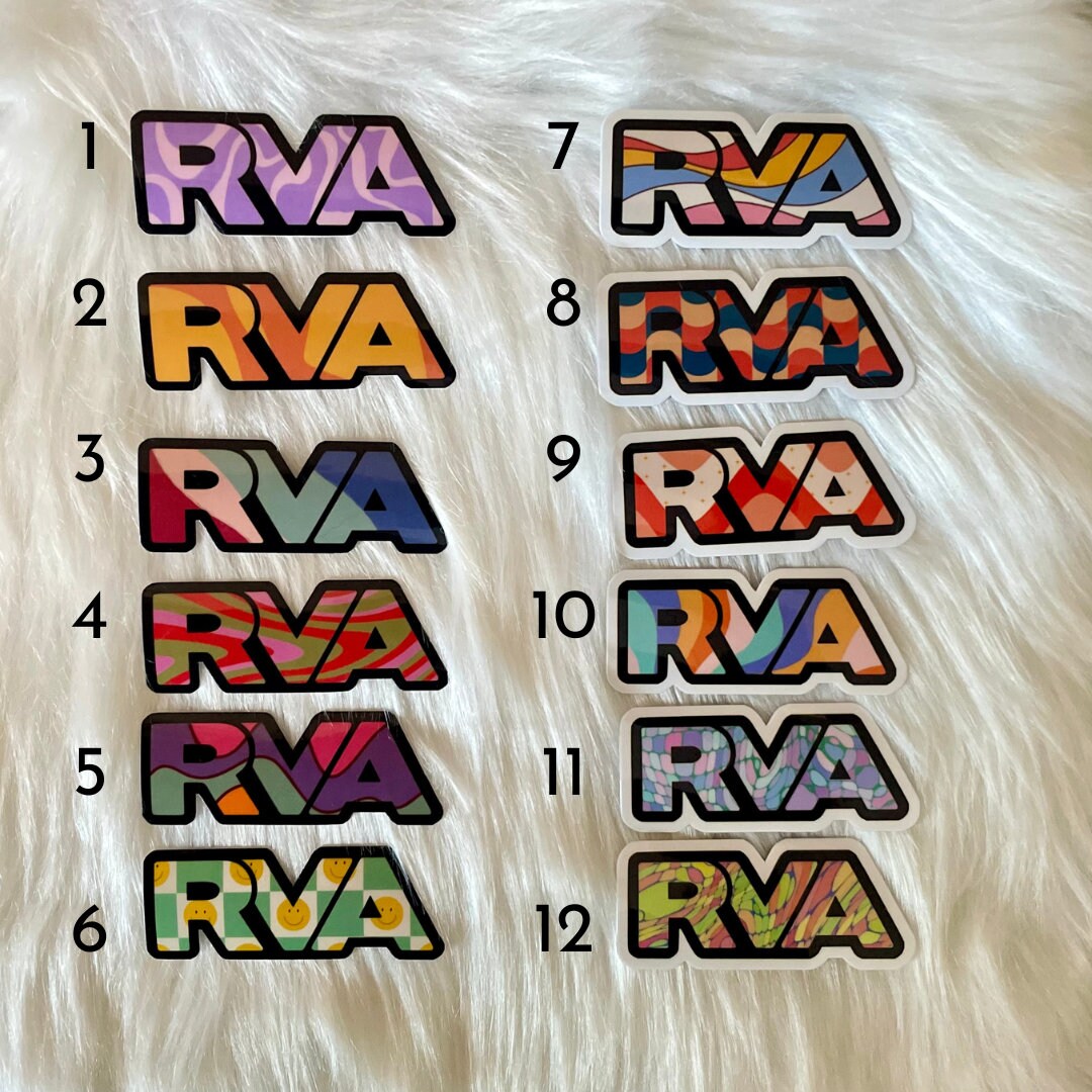 RVA Bumper Sticker Car Magnet Waterproof Car Decal Richmond, Virginia ...